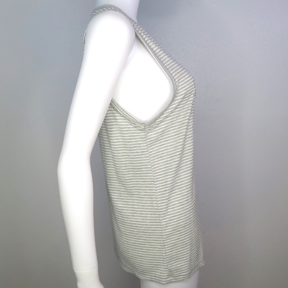 Project Social T | Tops | Pst Ribbed Stripped One Pocket Sleeveless Tee ...